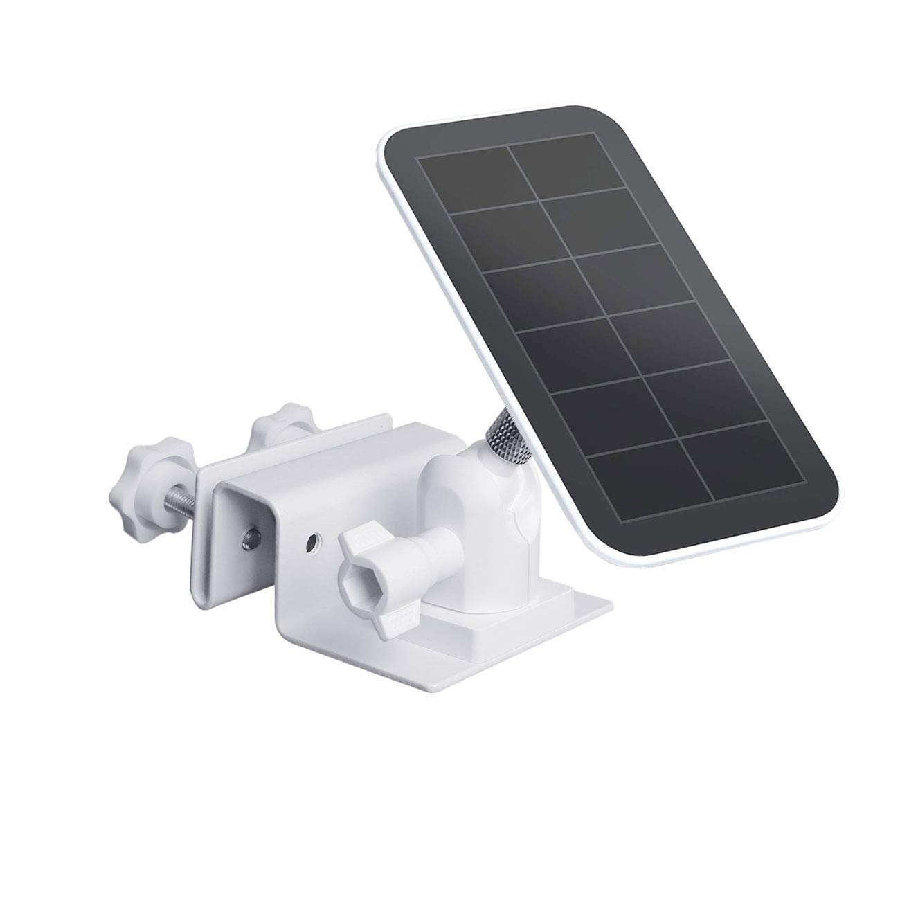 Gutter Mount for Arlo Solar Panel/Arlo Pro 3 Solar Panel/Arlo Ultra Solar Panel/Arlo Essential Solar Panel/Arlo Pro 4 Solar Panel/Reolink Solar Panel(Solar Panels are Not Included)(1Pack,White)