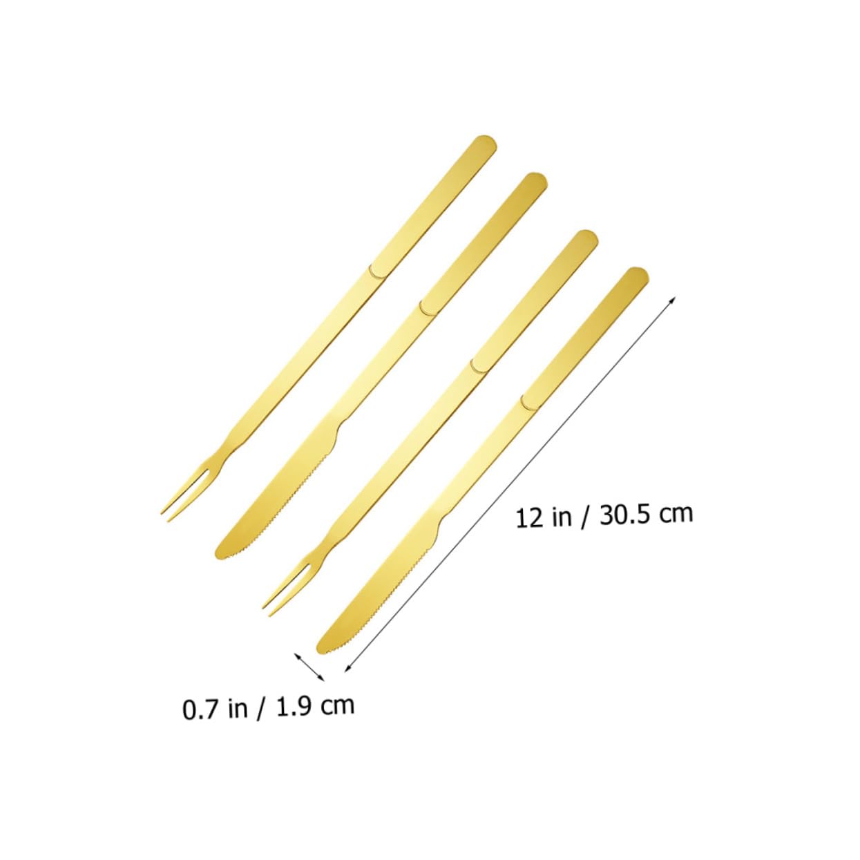 GANAZONO 1 Set Barbecue and Fork Stainless Steel BBQ Tools Knives Carving for Meat Stainless Steel Steak Knives Steak Knives Roast ham Fork Fork Spoon Portable