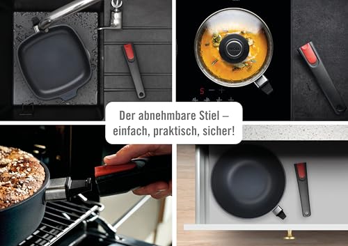 Woll 1520DPI Diamond Lite Saucepan for Induction with Removable Handle, Diameter 20 cm, Depth 5 cm
