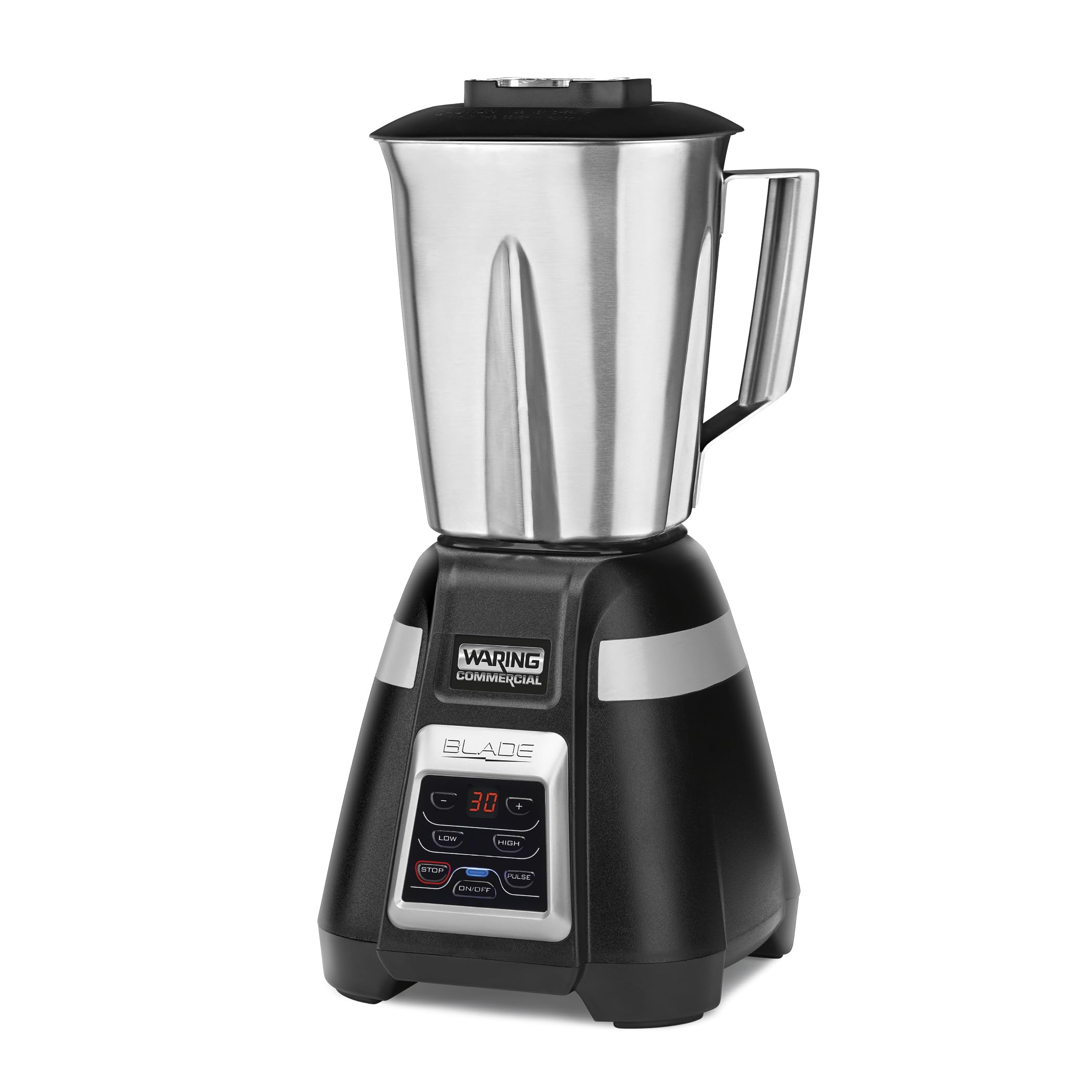 Waring Commercial BB340 Blade 1 HP Blender, 2-Speed Key Pad with Pulse and 99 Second Countdown Timer , 48 oz Stainless Steel Container, 120V, 5-15 Phase Plug