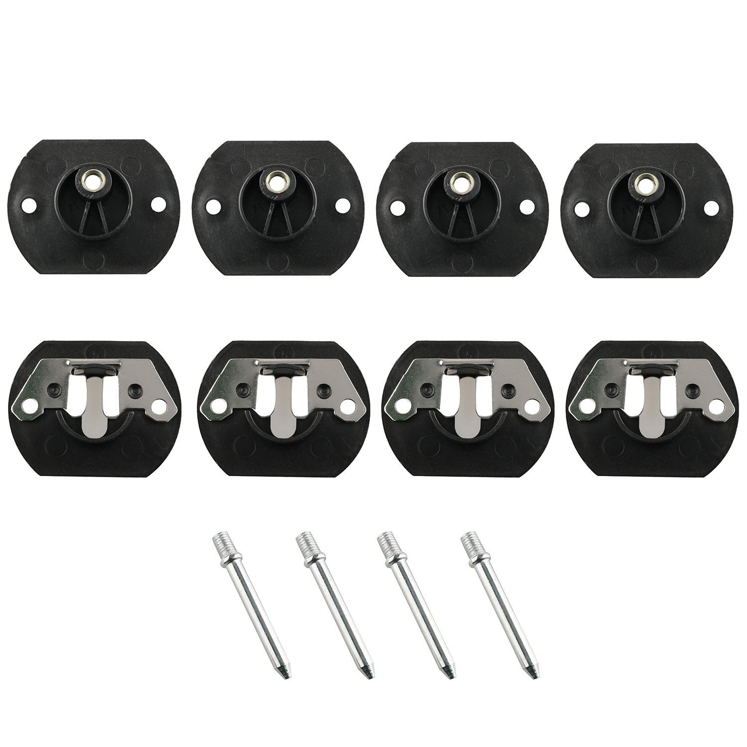 JCBIZ 4 Sets 68mm Plastic Sofa Sectional Furniture Connector Pin Buckle Multifunctional Sofa Connecting Buckle Eye-Splice Two in One Assembly and Disassemble of Sofa