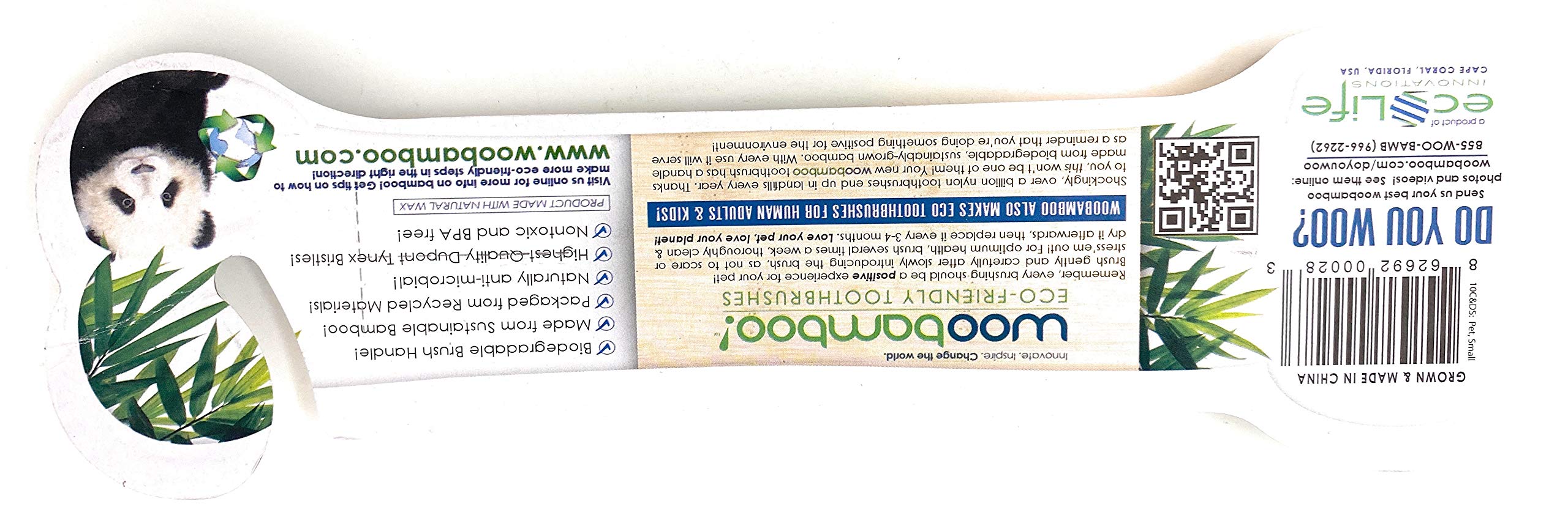 Woobamboo Small Breed Pet Toothbrush