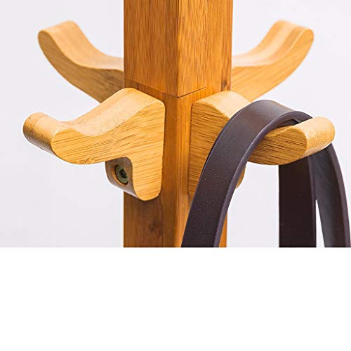 Hongseyijia Coat Racks 12 Hooks Multi-Function Coat Racks Free Standing Wood Hall Trees for Hallway Bedroom Home Office 174.5cm