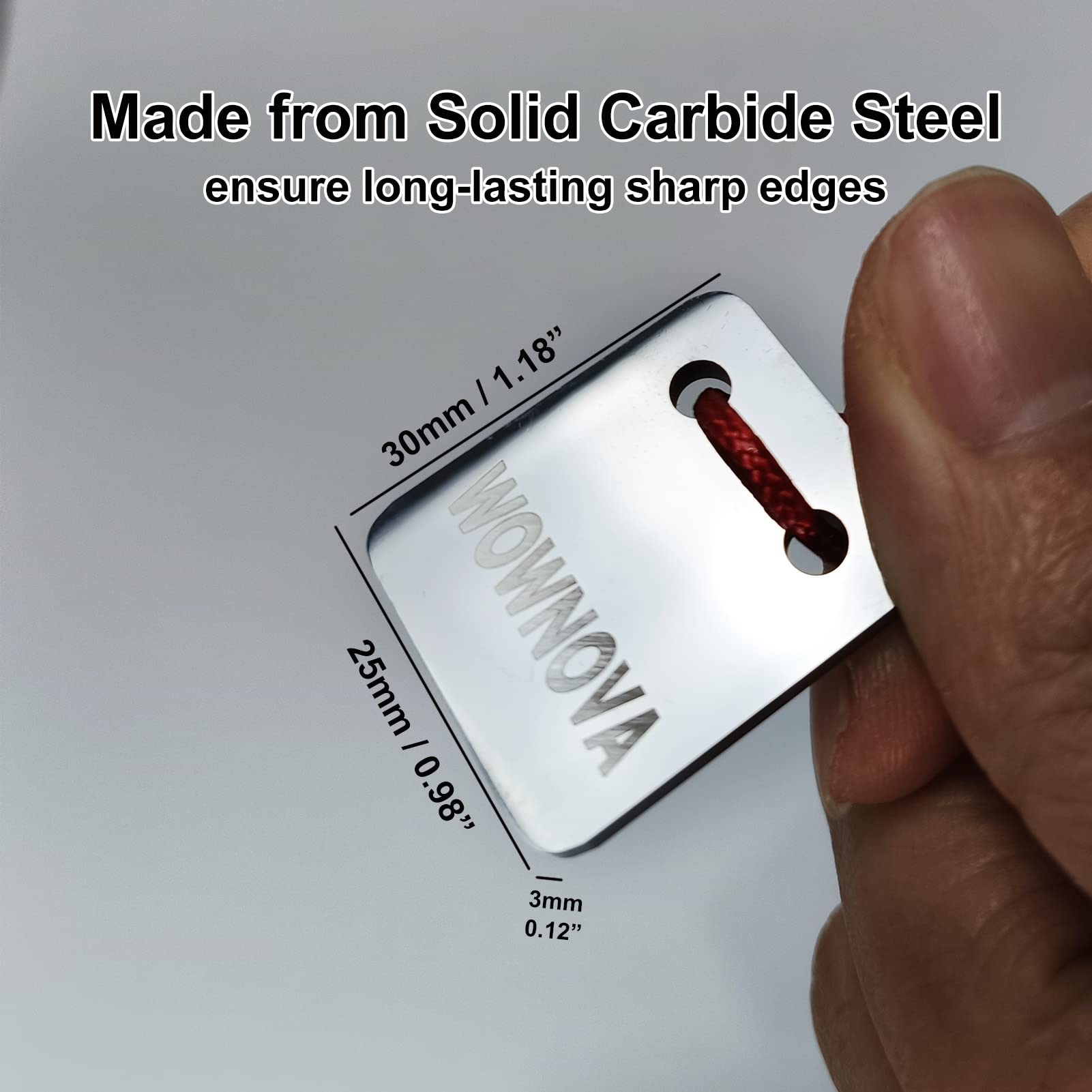 WOWNOVA Carbide Spot Repair Scraper Painters Denibber Spot Repair Tool