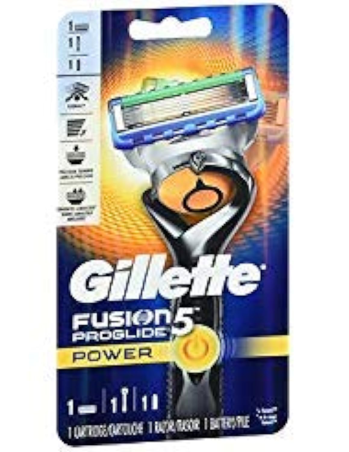 Gillette Fusion 5 ProGlide Power Razor - Each, Pack of 2