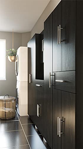 SystemBuild Evolution 36" Utility Storage Cabinet, Black Oak