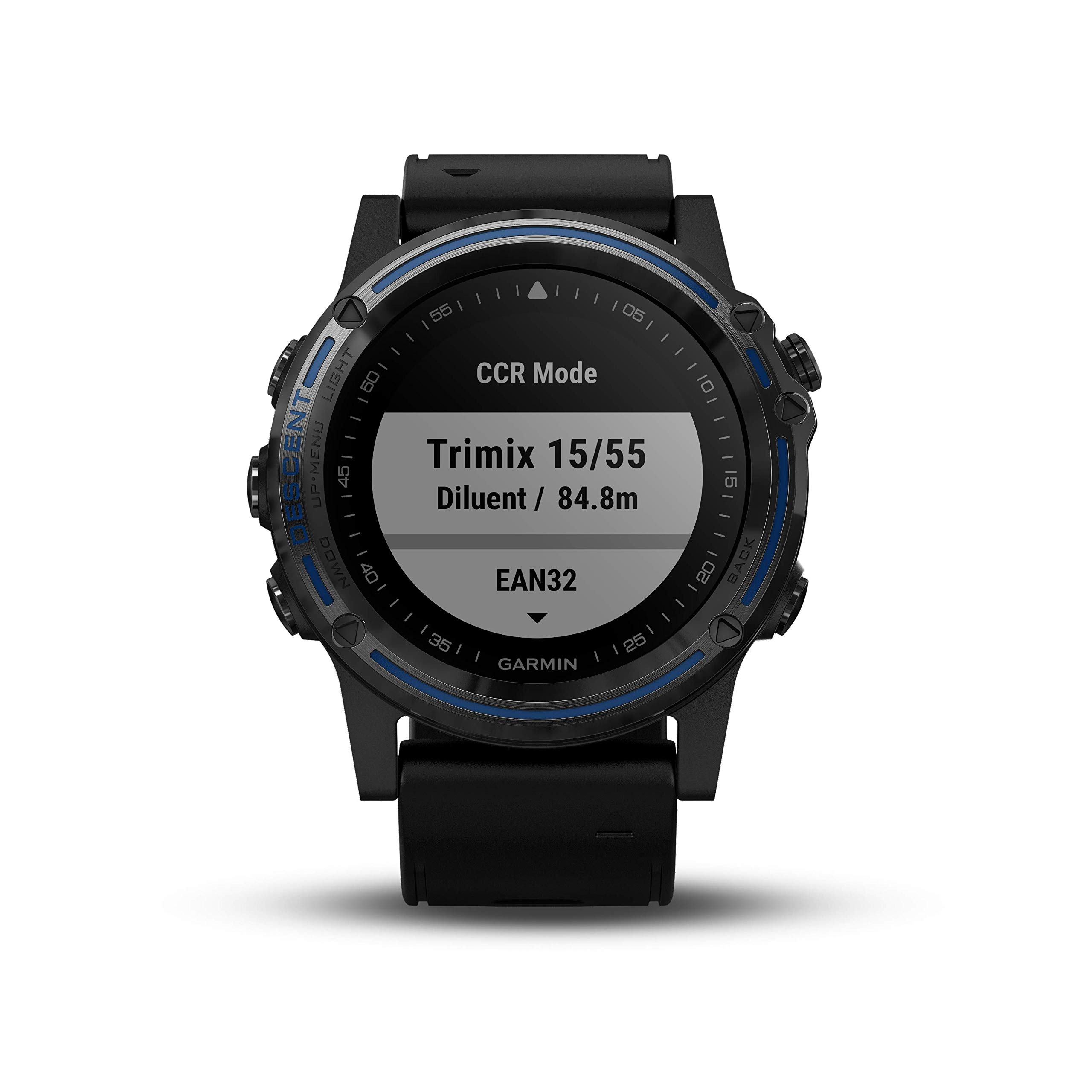 Garmin Descent Mk1, Watch-Sized Dive Computer with Surface GPS, Includes Fitness Features, Gray Sapphire with Black Band