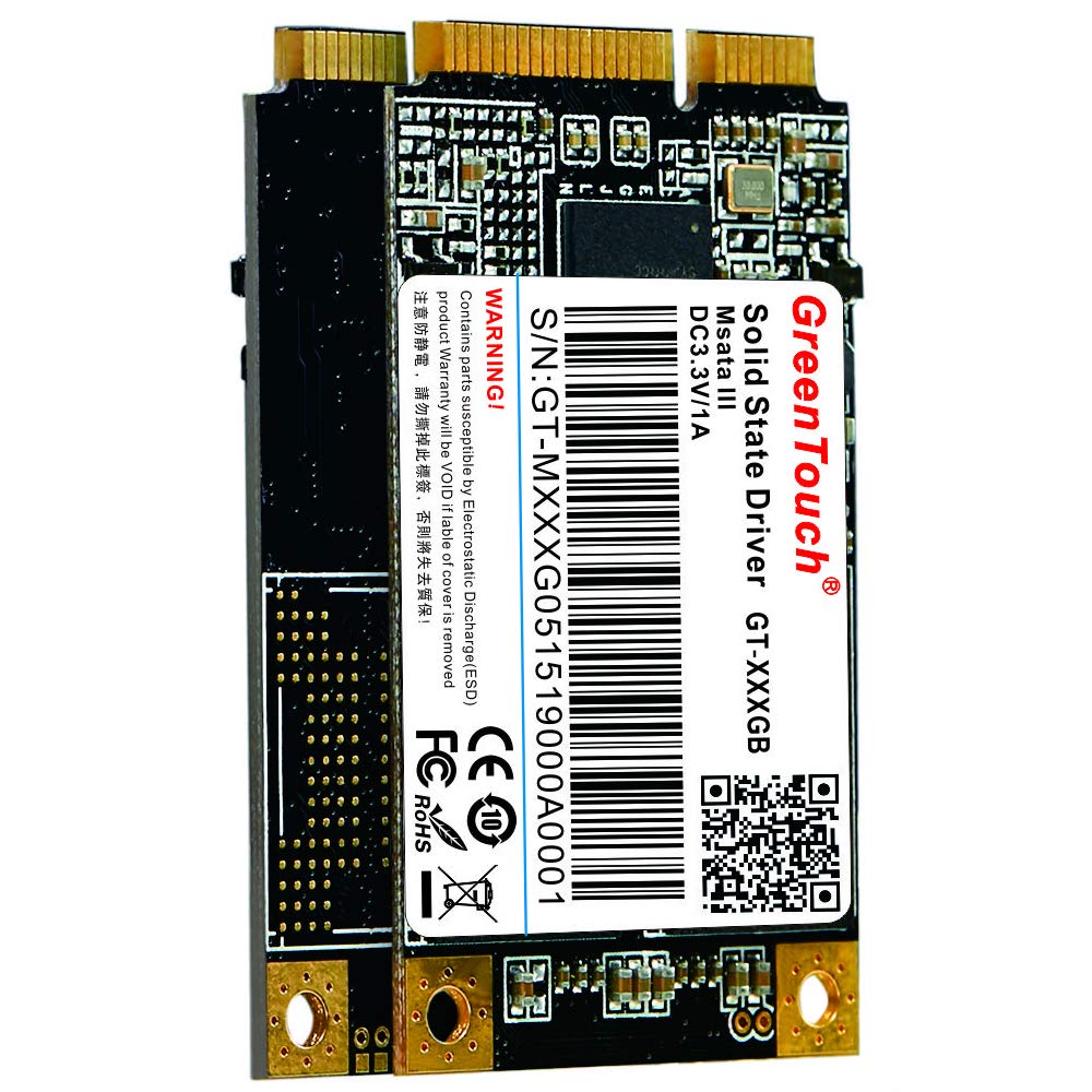 GreenTouch Reliable mSATA SSD SATA III 3D NAND TLC Internal Solid State Drive Hard Disk