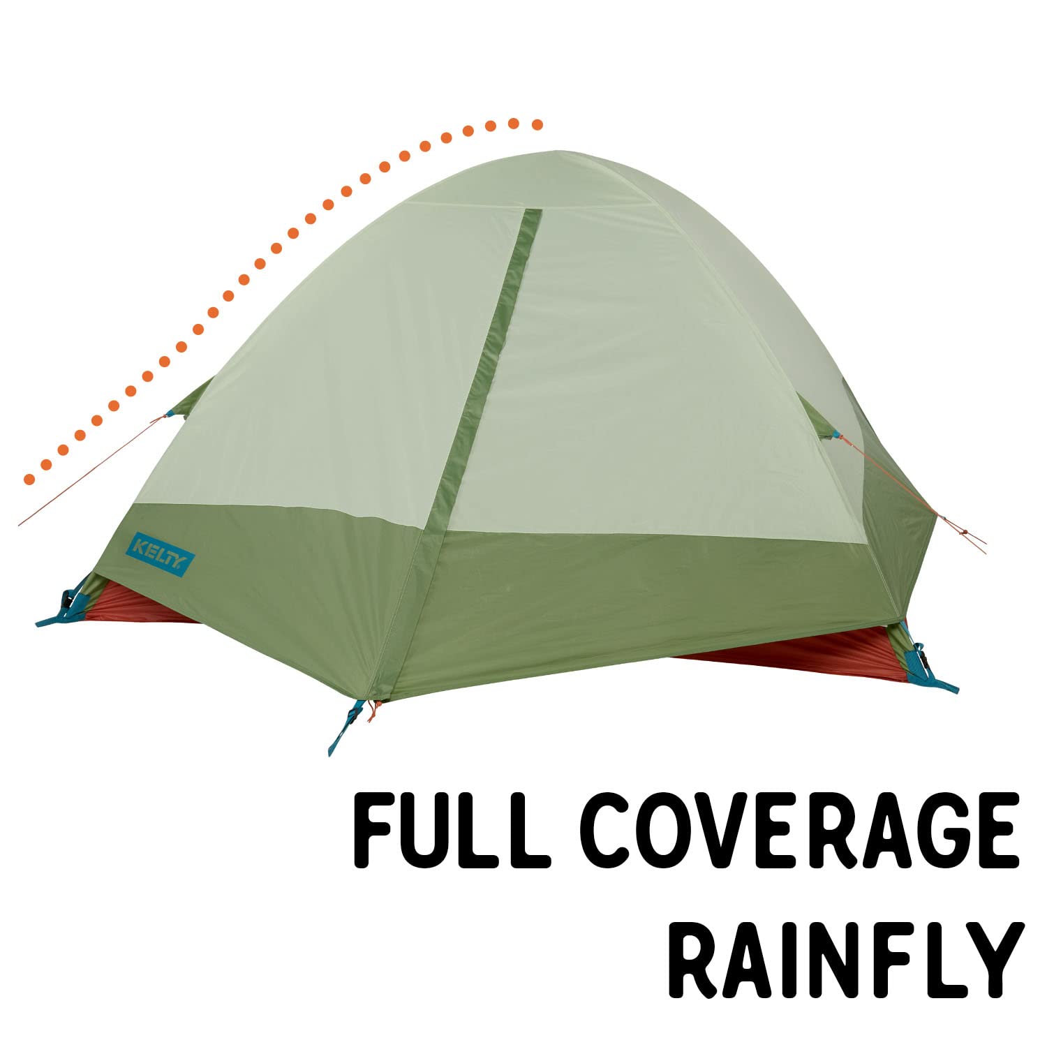 Kelty Discovery 2 Person Tent + Tent Footprint Bundle