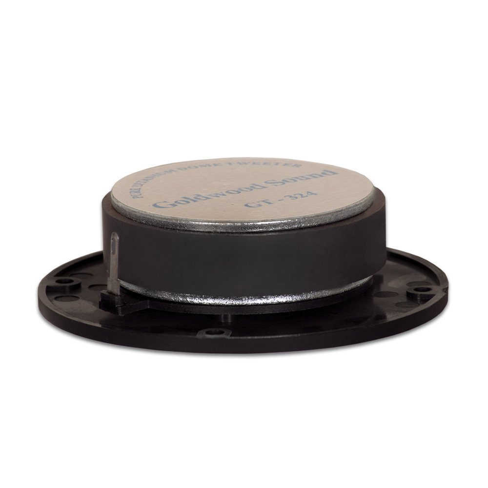 Goldwood Sound, Inc. Sound Module, Titanium Dome Tweeters 120 Watt Each 8ohm Replacement Round 2 Tweeter Pack (GT-324-2)