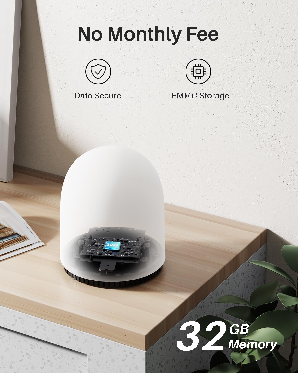 WUUK 2K Security Cameras Wireless Outdoor System, 2-Cams Kit, Homebase Support Up to 8 Cams, Home Cam with 240 Days Battery Life, AI Humanoid Alert, Compatible with Alexa/Google, IFTTT, No Monthly Fee
