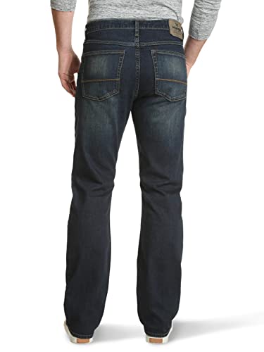 Wrangler Authentics Men's Relaxed Fit Boot Cut Jean, Dirt Road, 34W x 32L
