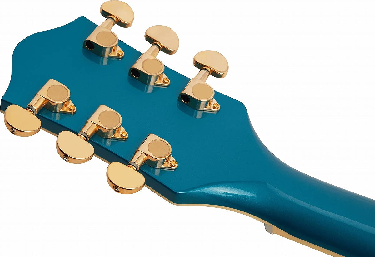 Gretsch G2410TG Streamliner Hollow Body Single-Cut and Gold Hardware Ocean Turquoise w/Bigsby