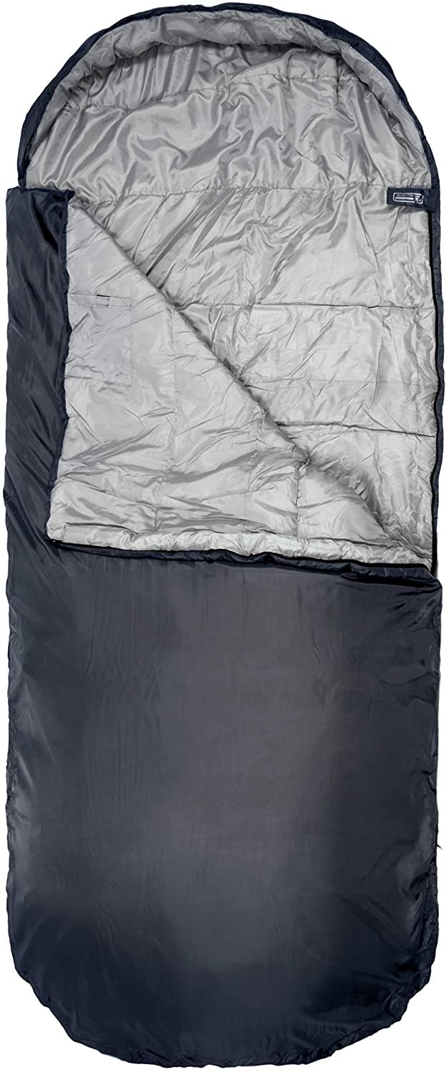 HIGHLANDER Sleephaven Sleeping Bag for Adults & Kids, Extra Large Sleeping Bag for Camping, Hiking, Outdoors, Backpacking