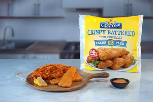 Gorton's, Crispy Battered Fish Portions, 24.5 oz (Frozen)