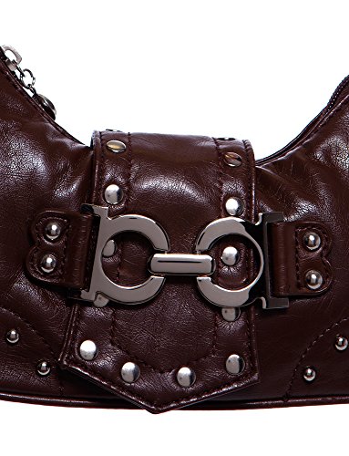Handbags For All Silver Studded Classical Hobo women handbag Shoulder Handbag