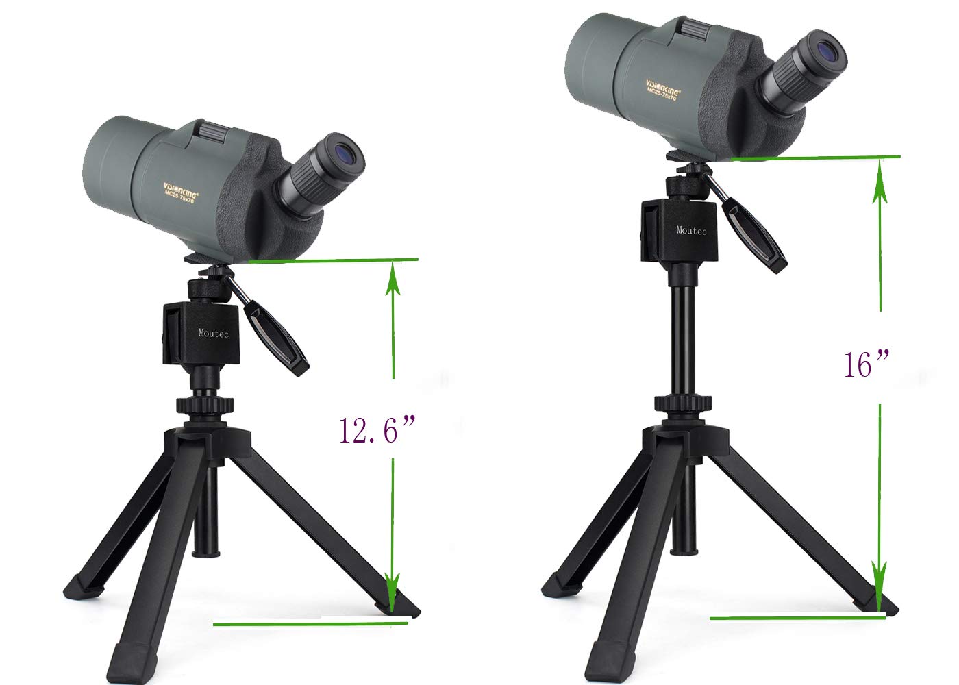Gosky Heavy Duty Adjustable Table Top Tripod with Car Window Mount for Scope Scope Binocular Telescope DSLR Cameras and Other Device