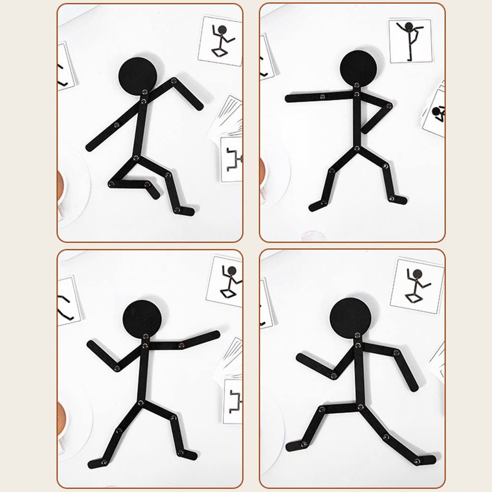 LFLQ Areaware Cubebot Small Toys Montessori Human 24 Body Actions Cards Matching Game Toddler Imagination Training Educational Toy Gift