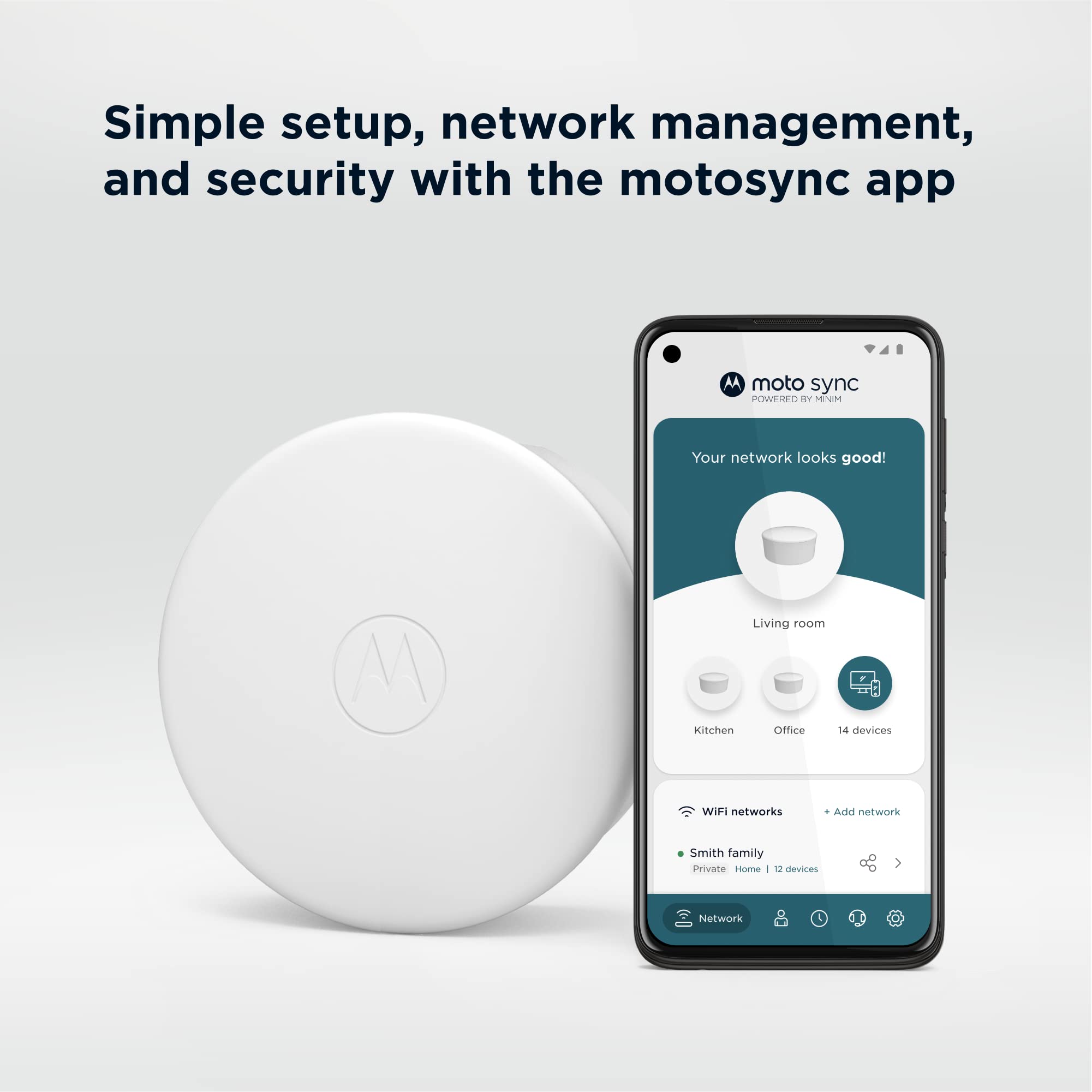 Motorola Q11 Mesh WiFi 6 Router β 3 Pack | Fast Reliable WiFi, Quick Easy Setup, Auto Security, Parental Controls, Advanced Motosync App | Replaces Router and Extender | AX3000 WiFi