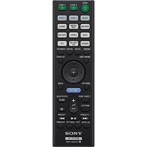 Sony STR-AN1000 7.2 Channel Home Theater 8K A/V Receiver Bundle with Deco Essentials Speaker Banana Plugs 5 Pairs, 100ft Long 16 AWG Speaker Wire and 1 YR CPS Enhanced Protection Pack