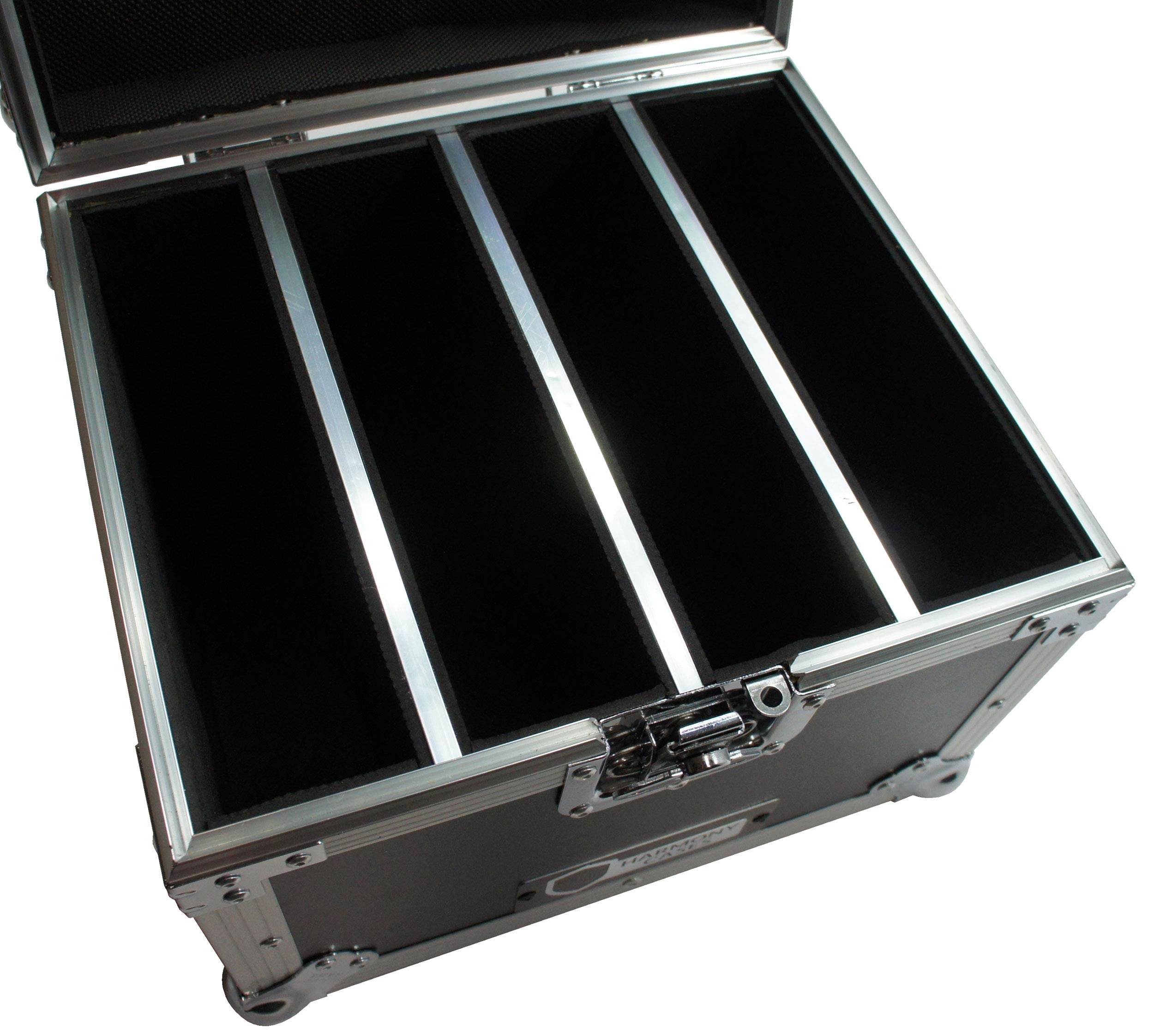 Harmony Audio Cases HC4SLIMPAR64 Light Flight Road Case Compatible with Chauvet SlimPAR 64 x 4