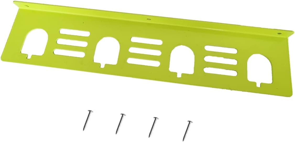 WOLGNKI 2PACKS Metal Battery Holder 4 Slot Mounting Organizer Fit for RYOBI 18V Ni-Mh NiCAD Lithium-Ion ONE+ Battery