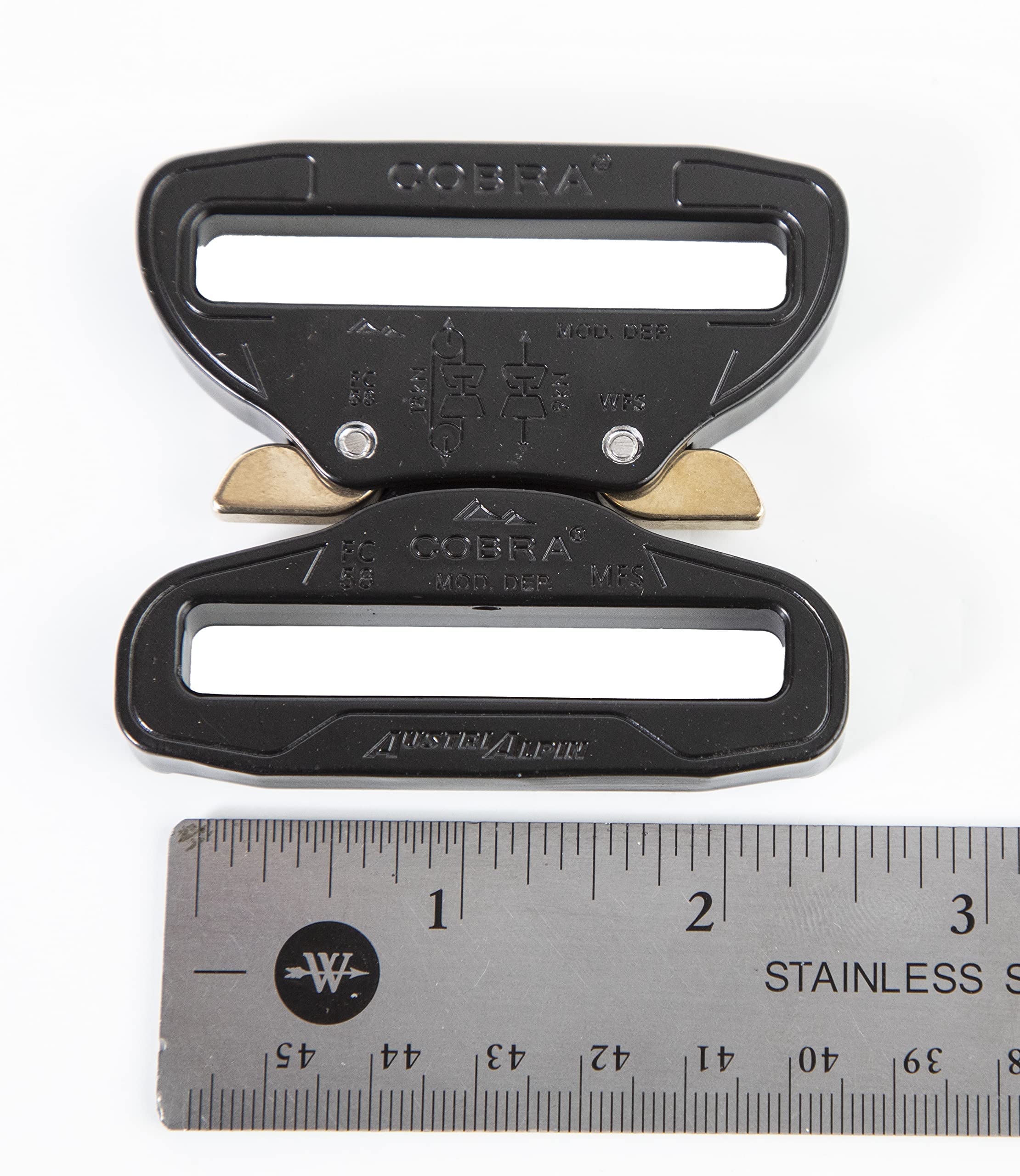 Heavy Duty 2.25" Duty Belt Buckle (Wide) Cobra Buckle