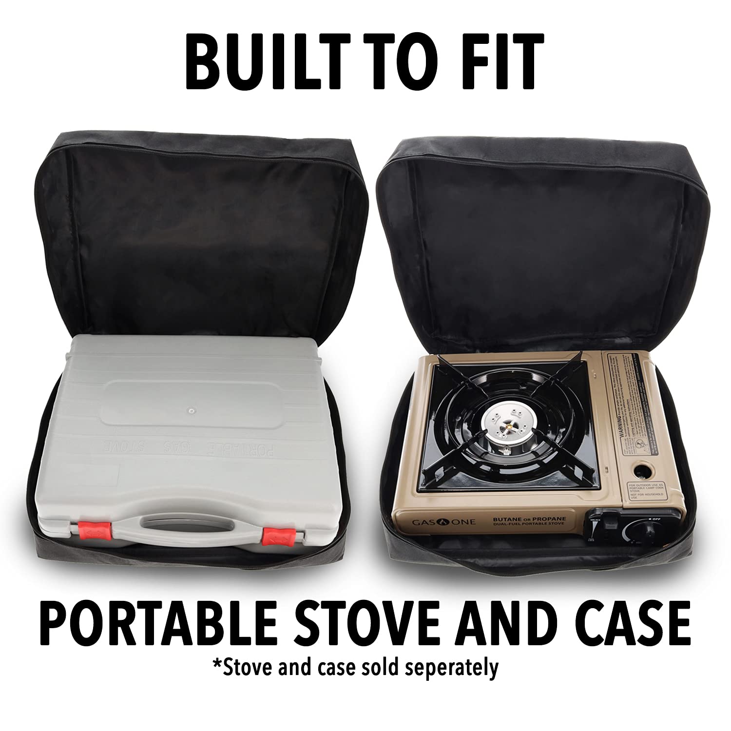 Gas One 50490 Portable Camping Stove Carry Bag for Portable Butane Stoves and Dual Fuel Stoves