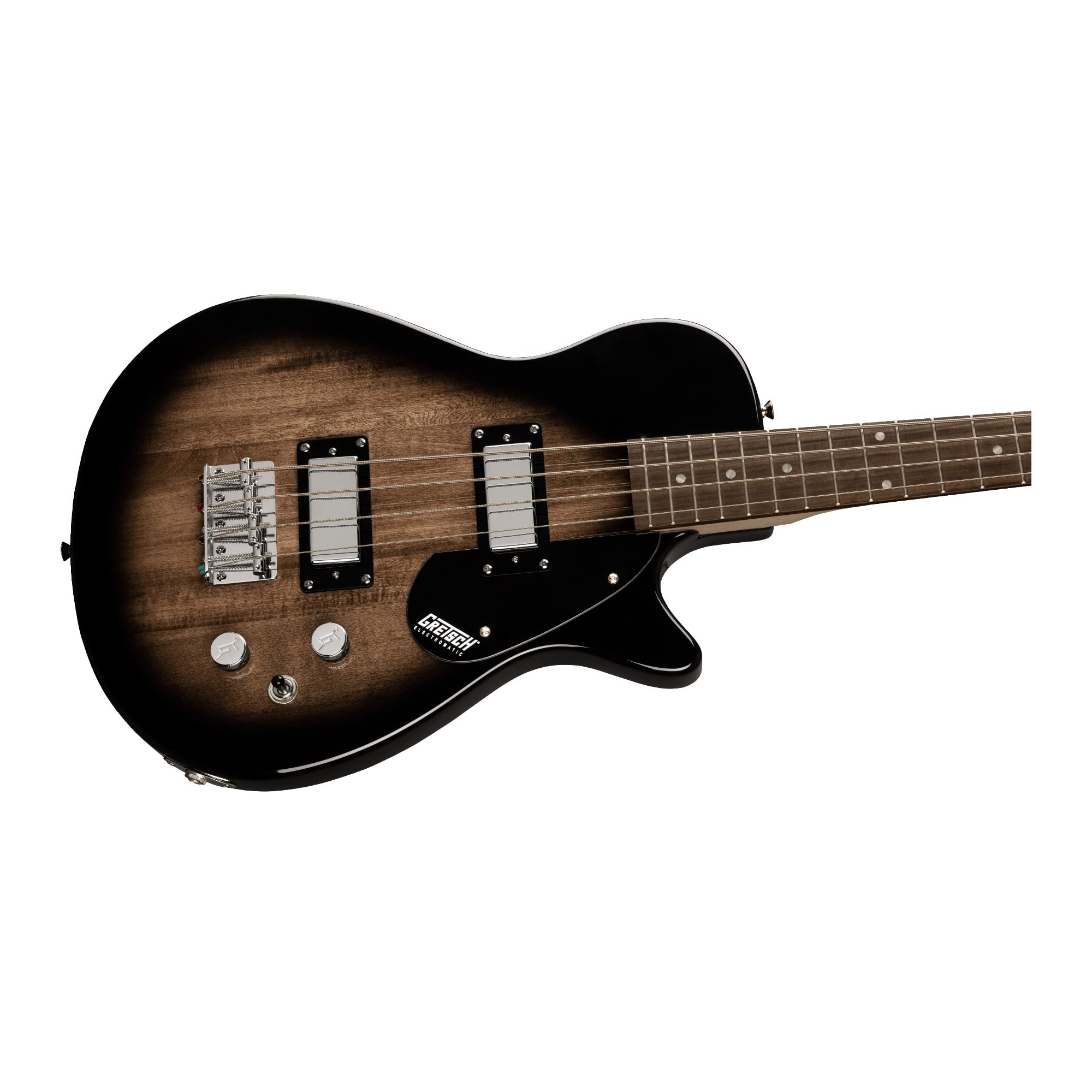 Gretsch G2220 Electromatic Junior Jet Bass II Short-Scale 4-String Guitar with Basswood Body, Laurel Fingerboard, and Bolt-On Maple Neck (Right-Hand, Bristol Fog)