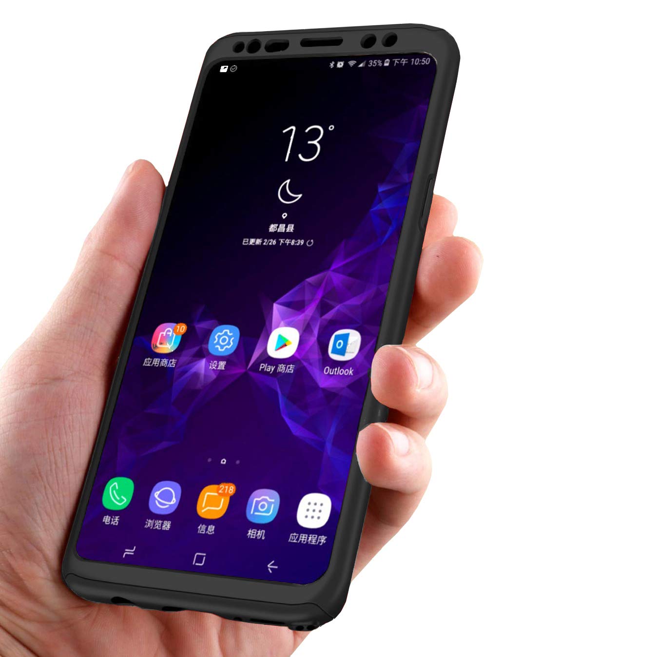 Hard Shell for Samsung Galaxy A6+ (2018) | Smooth and Elegant Material | Front
