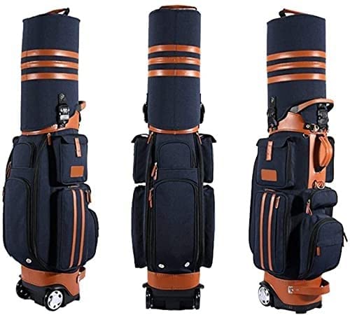 HESHENGYIHUI Waterproof Multi-Function Golf Travel Bag with Wheels and Password Lock for Men Women Golf Course and Training Lightweight Golf Bag