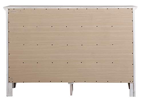 Glory Furniture Hammond 8 Drawer Dresser in White