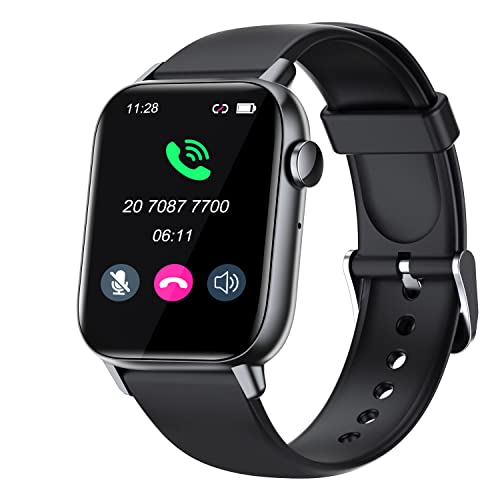 GT HITGX Smart Watch 1.72" Fitness Tracker Smart Watches for Women with Voice Control 300mAh Smartwatch 100+ Sports Modes Watch Pedometer for iphone Android Phones watch (Answer/Calls)