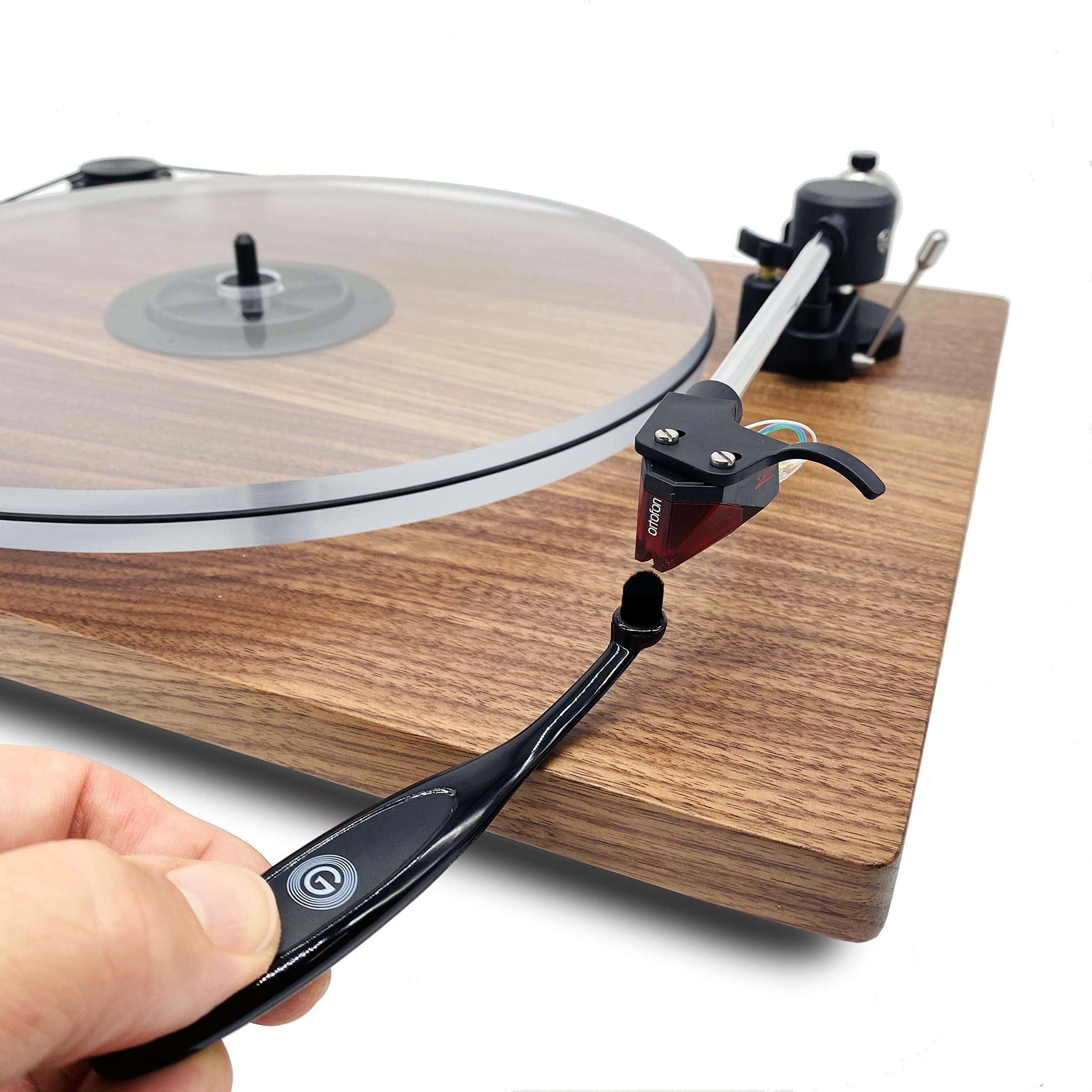 GrooveWasher Record & Stylus Care System β Record Cleaning Fluid & Large Scratch-Free Cleaning Pad with Delicate Stylus Brush & Cleaning Solution + Bonus Label Mask, Protect & Preserve Vinyl Records