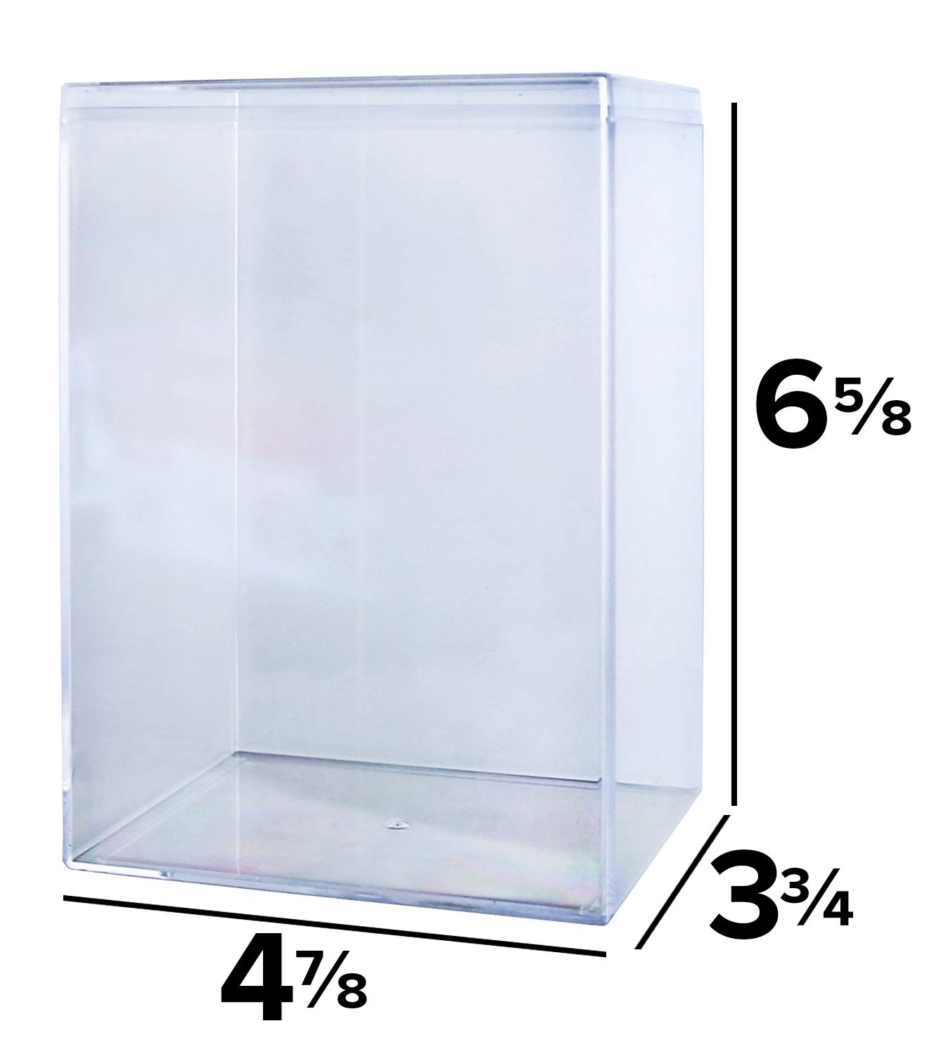 Hard Plastic Funko Pop Protector Display Case - Stackable & Interlocking (20) Boxes