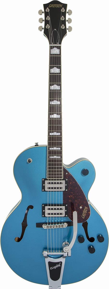 Gretsch G2420T Streamliner Hollow Body Riviera Blue w/Bigsby & Broad'Tron Pickups