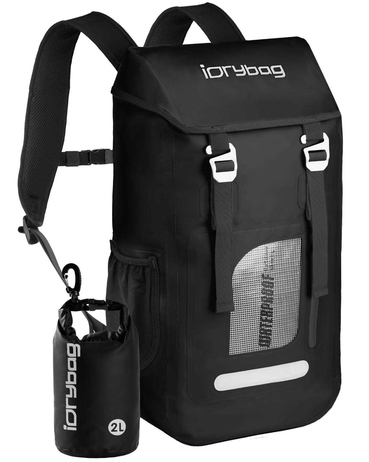 IDRYBAG Waterproof Backpack Dry Bag 30L, Dry Backpack Bags Waterproof for Women Men, Dry Sack Waterproof Bag for Kayaking, Canoeing, Floating, Boating, Rafting, Hiking, Camping