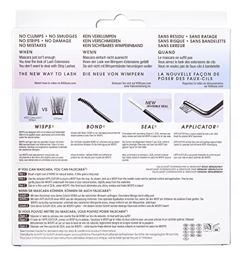 Kiss Falscara Eyelash Starter Kit Lengthening (Pack of 2)