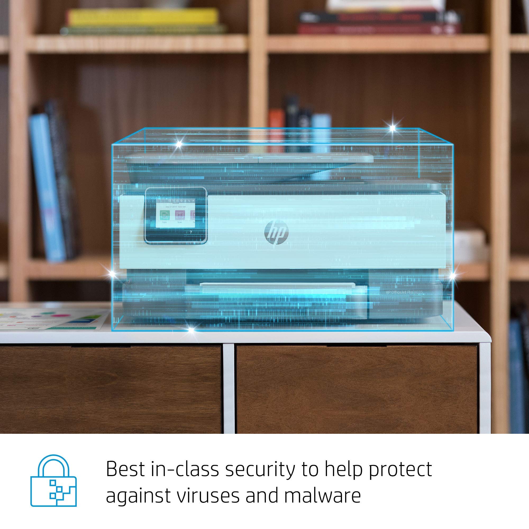 HP OfficeJet Pro 8035 All-in-One Wireless Printer – Smart Tasks for Home Office Productivity – Basalt (5LJ23A) (Renewed)