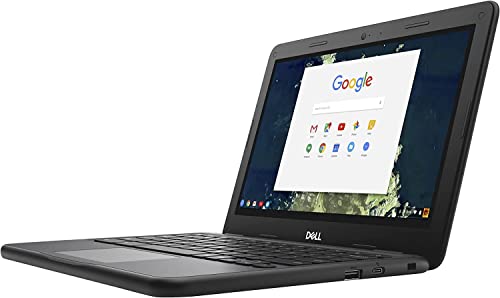 Dell Chromebook 11 5190 Intel Celeron N3350 X2 1.1GHz 4GB 64GB 11.6in, Black (Renewed)
