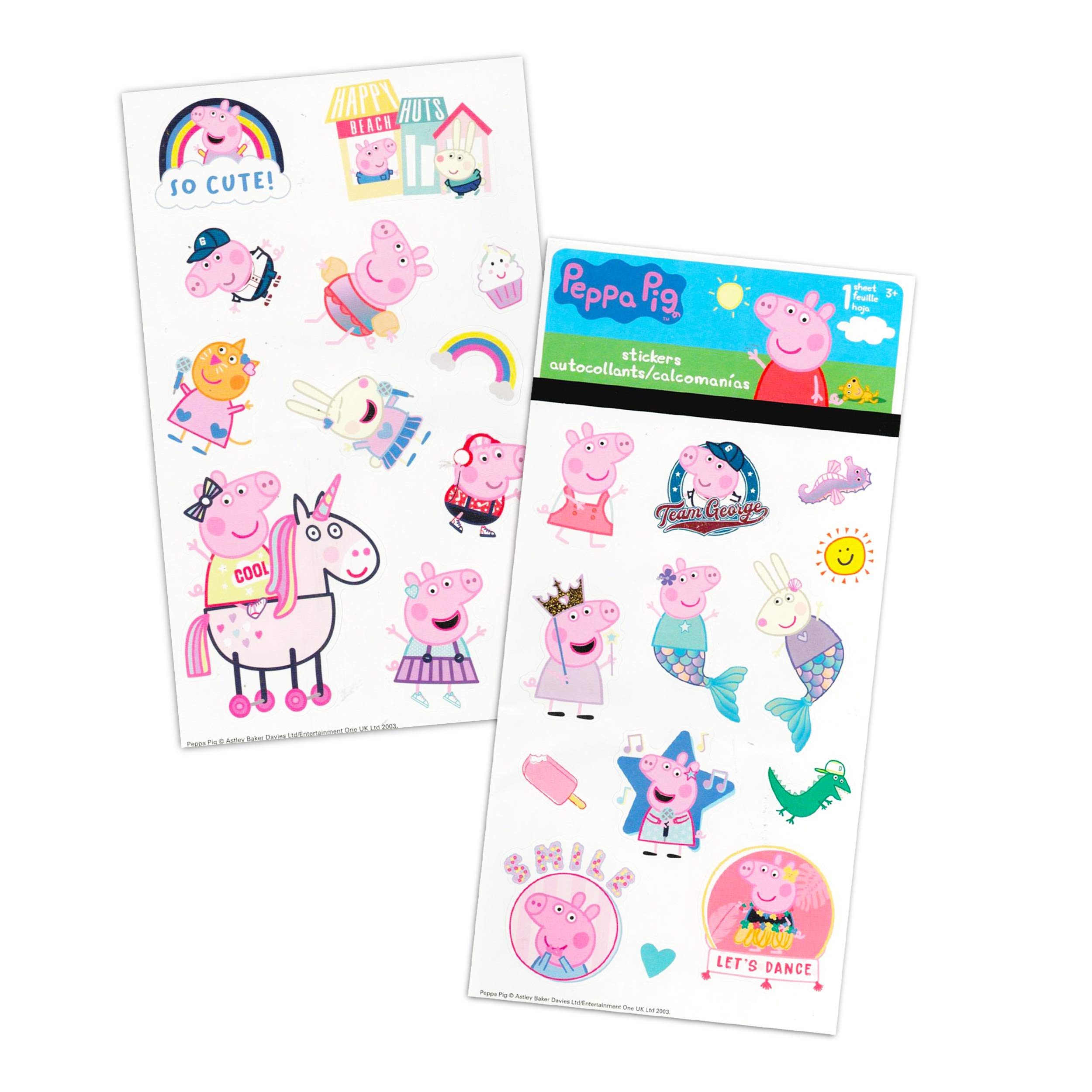Imagine Ink Coloring Book Bundle ~ 3 Pack No Mess Magic Ink Activity Books with Daniel Tiger, Peppa Pig, and Baby Shark with Peppa Pig Stickers