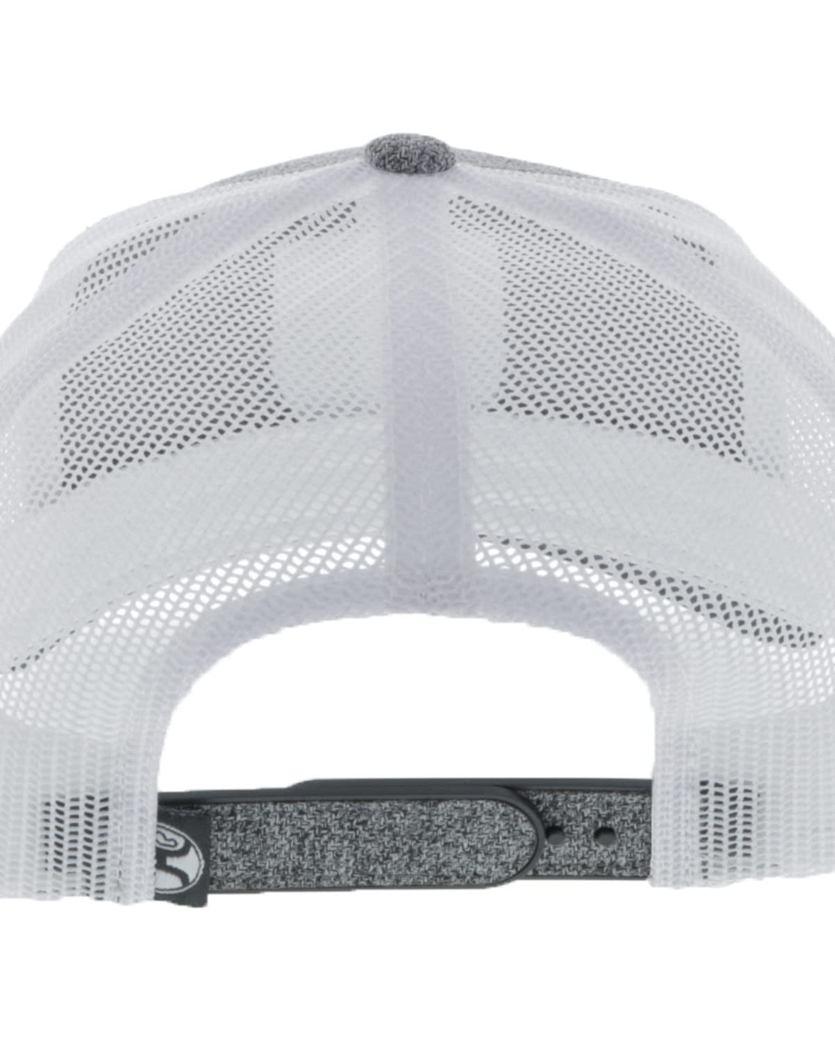 HOOEY Men's Bronx Adjustable Snapback Mesh Trucker Back Hat (Grey)