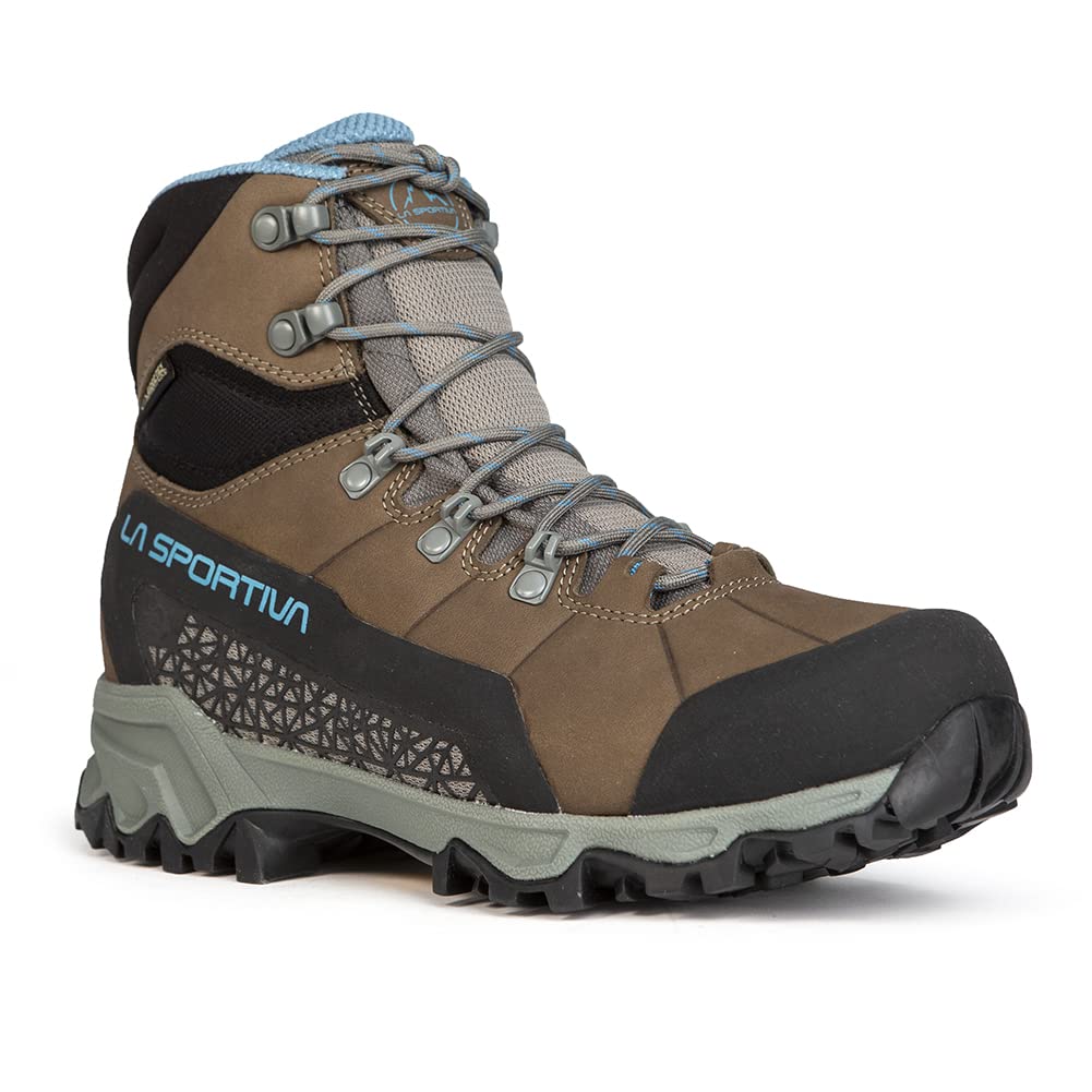 La Sportiva Women's Nucleo High II GTX Hiking Boots, Oak/Topaz, 7