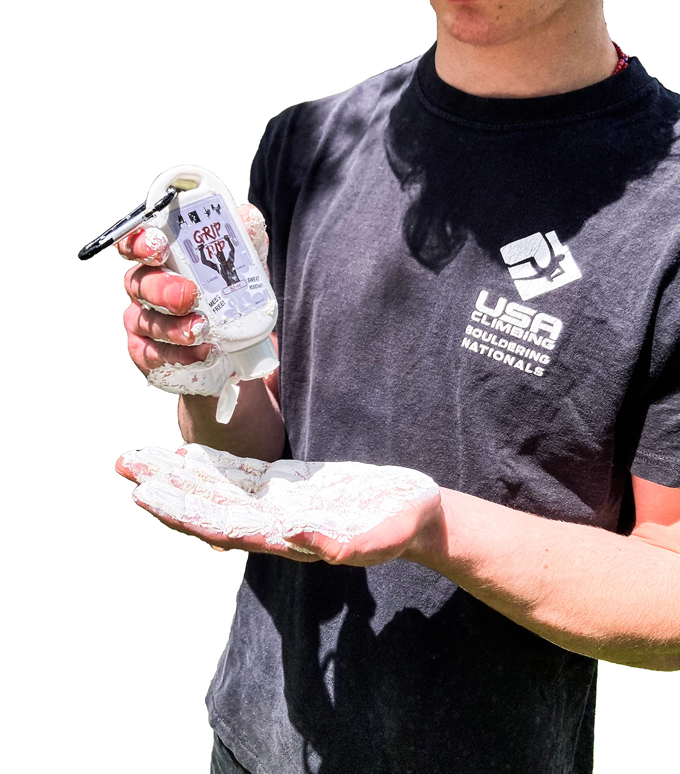 Grip and Rip | Liquid Chalk | 50-250 mL Bottles | Used for Weight Lifting, Rock Climbing, Gymnastics, Plus | Athletic Chalk (100 mL)