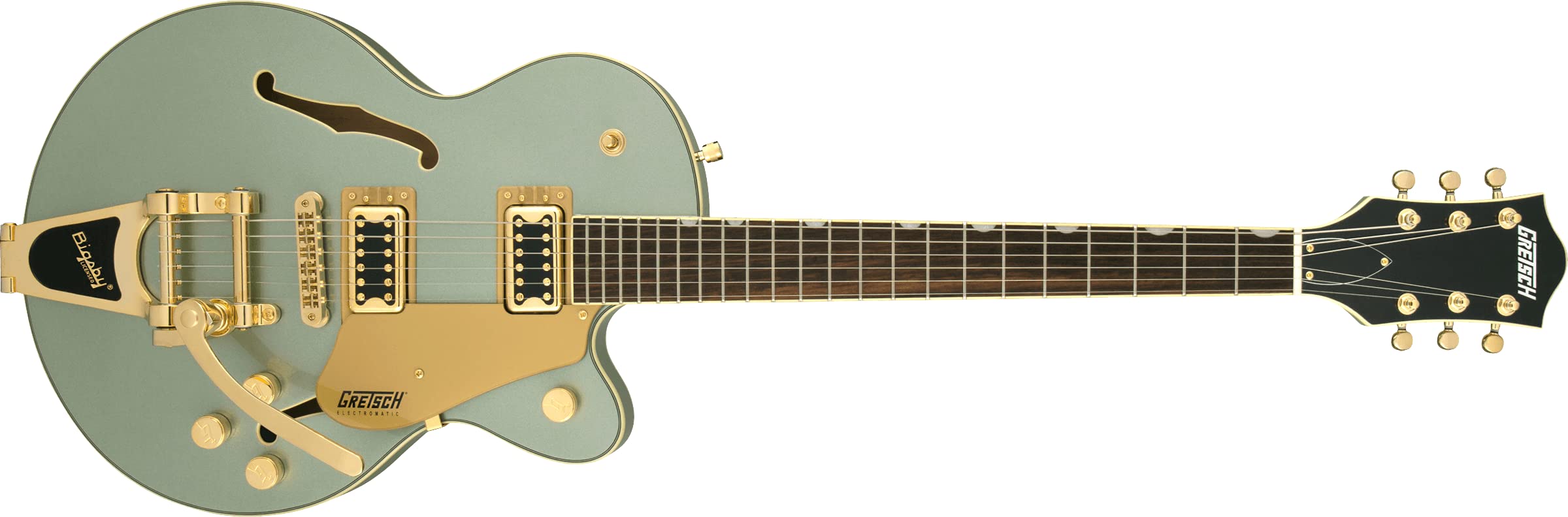 Gretsch G5655TG Electromatic Center Block Jr. Single-Cut Aspen Green w/Bigsby & Gold Hardware