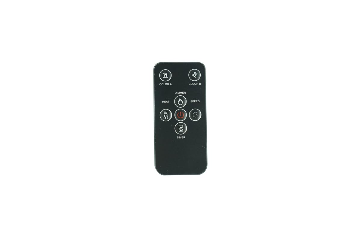 Hotsmtbang Replacement Remote Control for Costway EP24702 EP24703 EP24704 EP24705 EP24706 GHM0255 GHM0252 LED 3D Electric Infrared Fireplace Space Heater
