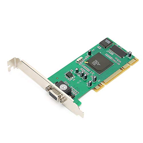 wendeekun Graphics Card,Graphics Card VGA PCI 8MB 32Bit Desktop Computer Accessories Multi-Display for ATI Rage XL,Easy to Install