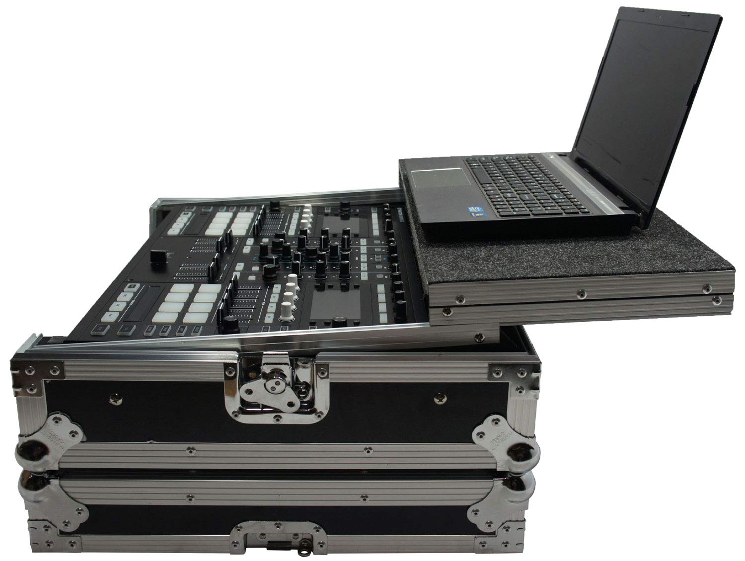 Harmony Audio HCTKS8LT Flight Glide Laptop Stand Custom Case Compatible with Traktor Kontrol S8