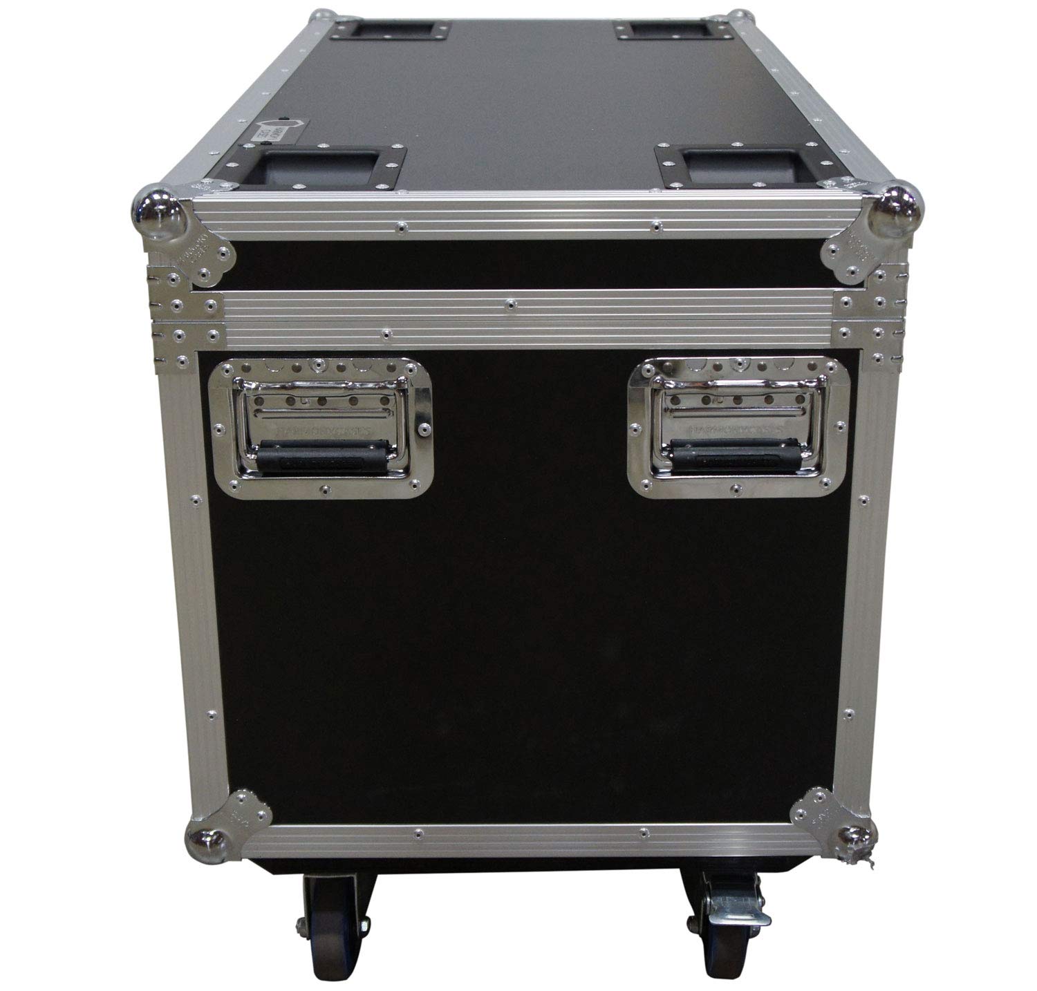 Harmony Audio HCUT4422W Pro Audio DJ Touring 44x22x22 Utility Road Trunk Case Wheels