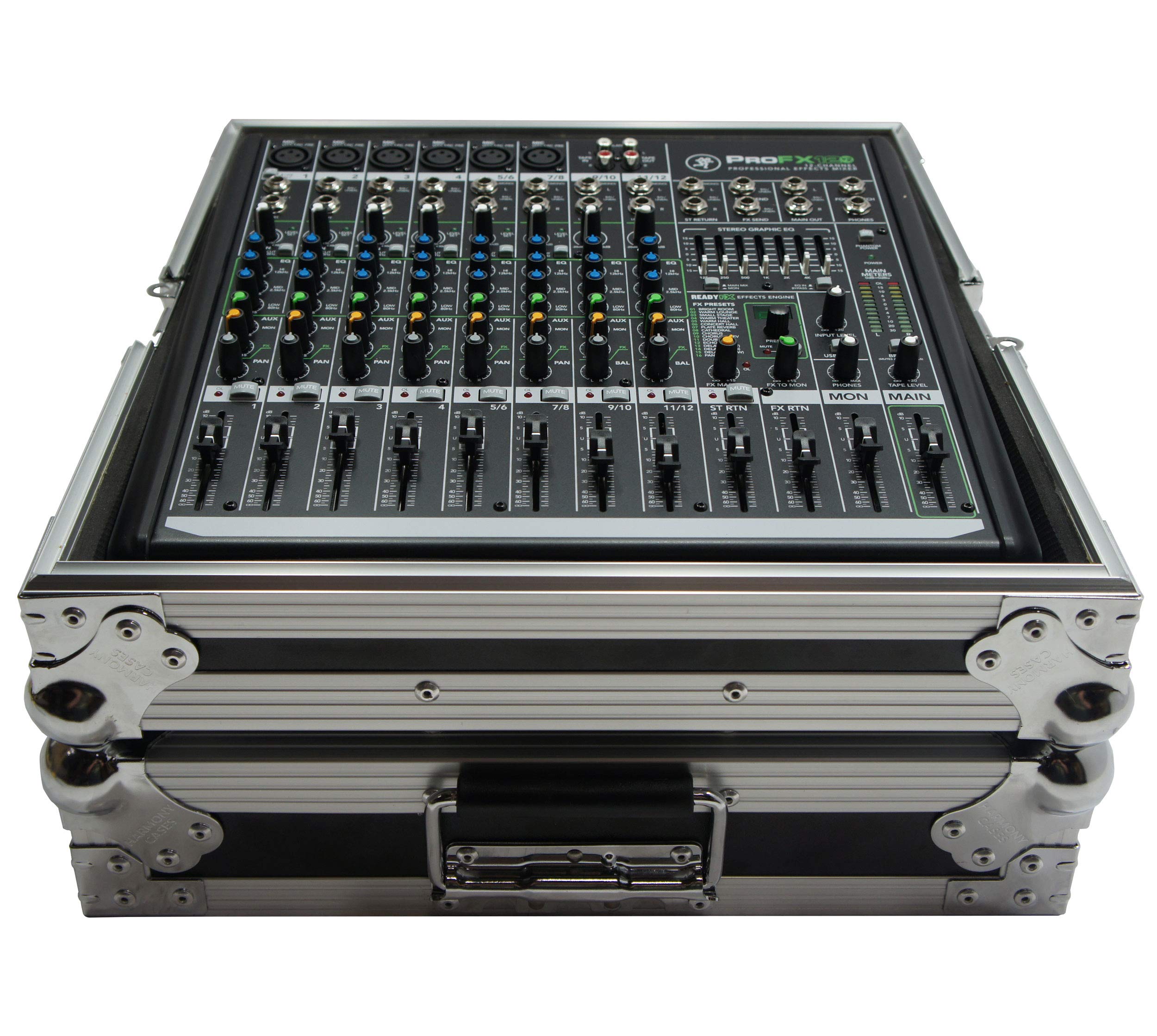 Harmony Audio HCPROFX12V2 Flight Transport Road Custom Case Compatible with Mackie PROFX12 Mixer